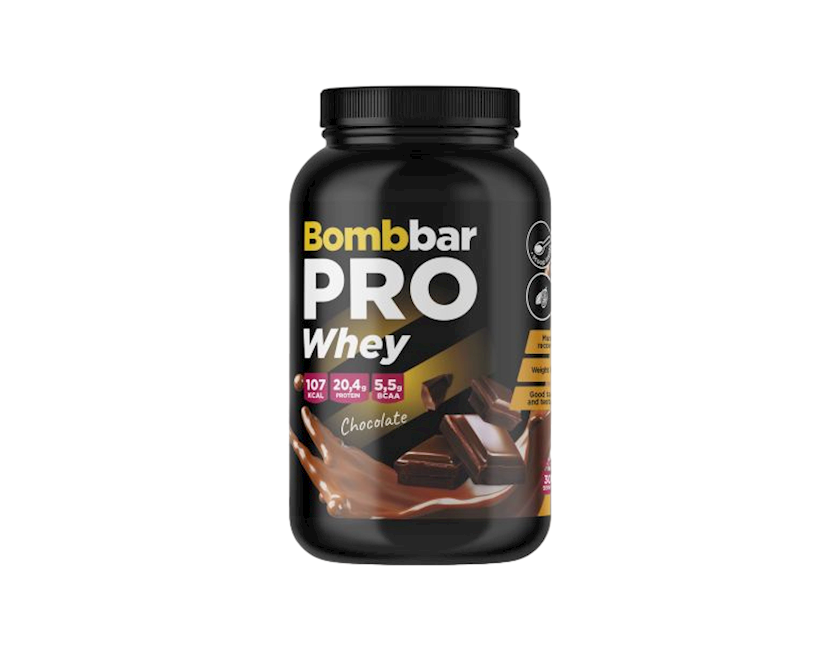 Протеиновый коктейль Bombbar Pro Whey Chocolate, 900 г - купить в Баку ...
