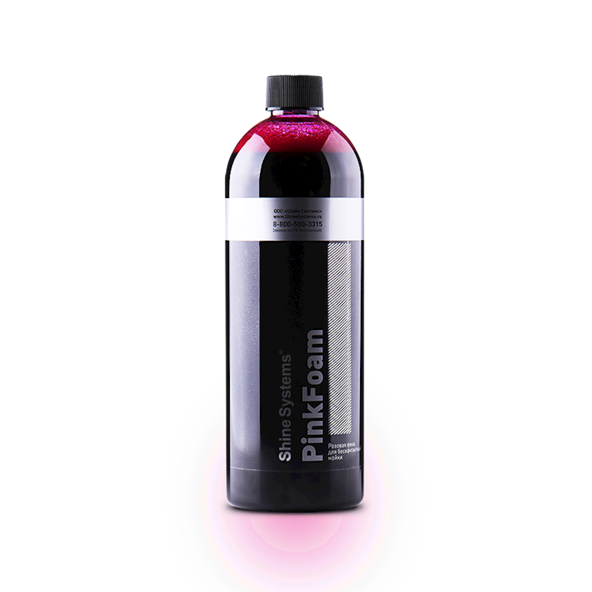Kontaktsız yuma üçün aktiv şampun Shine Systems SS719 PinkFoam 750 ml ...