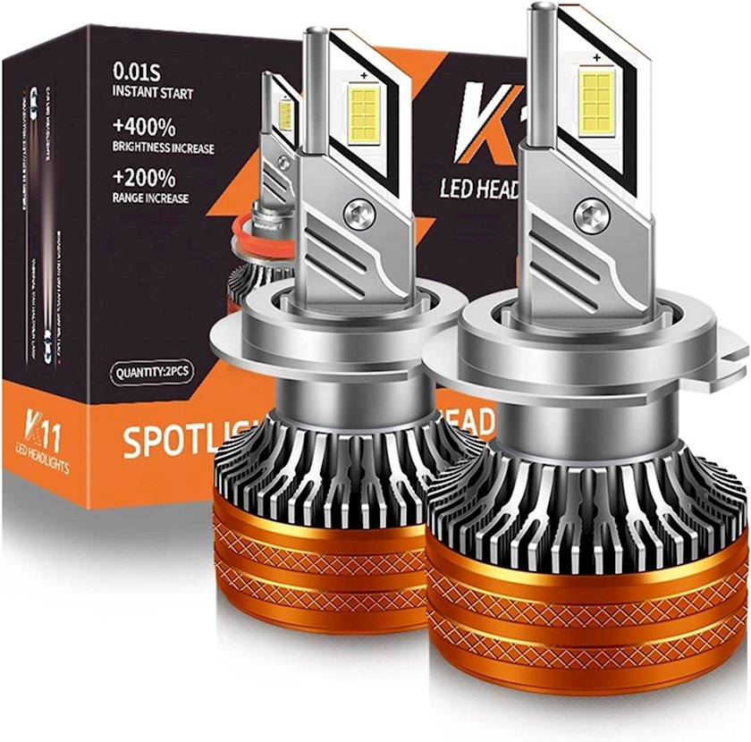 ᐈ Светодиодные лампы K11 Allextreme K11-H7, 2 шт - купить по выгодной цене | ️ BIRMARKET