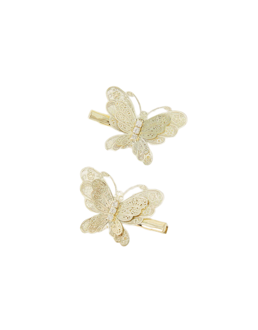 Saç üçün sancaqlar dəsti Monsoon Flutter Butterfly Hair Clips ...