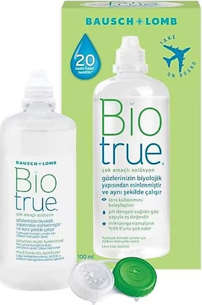 Раствор для контактных линз Bio true Bausch+Lomb, 100 мл - купить в ...