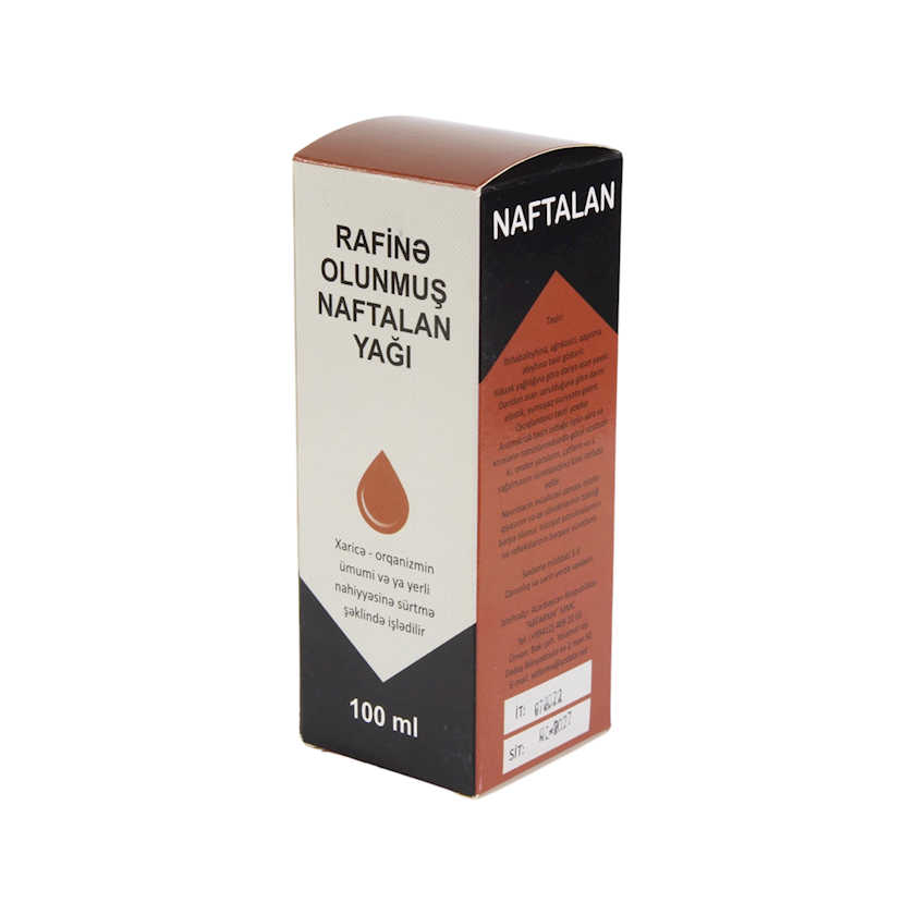Naftalan nefti AB Naftalan təmizlənmiş yağ 100 ml - Qiymeti, Bakıda ...