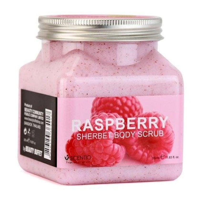 ᐈ Bədən üçün skrab Wokali Raspberry Sherbet Body Scrub moruq ilə 350 ml ...