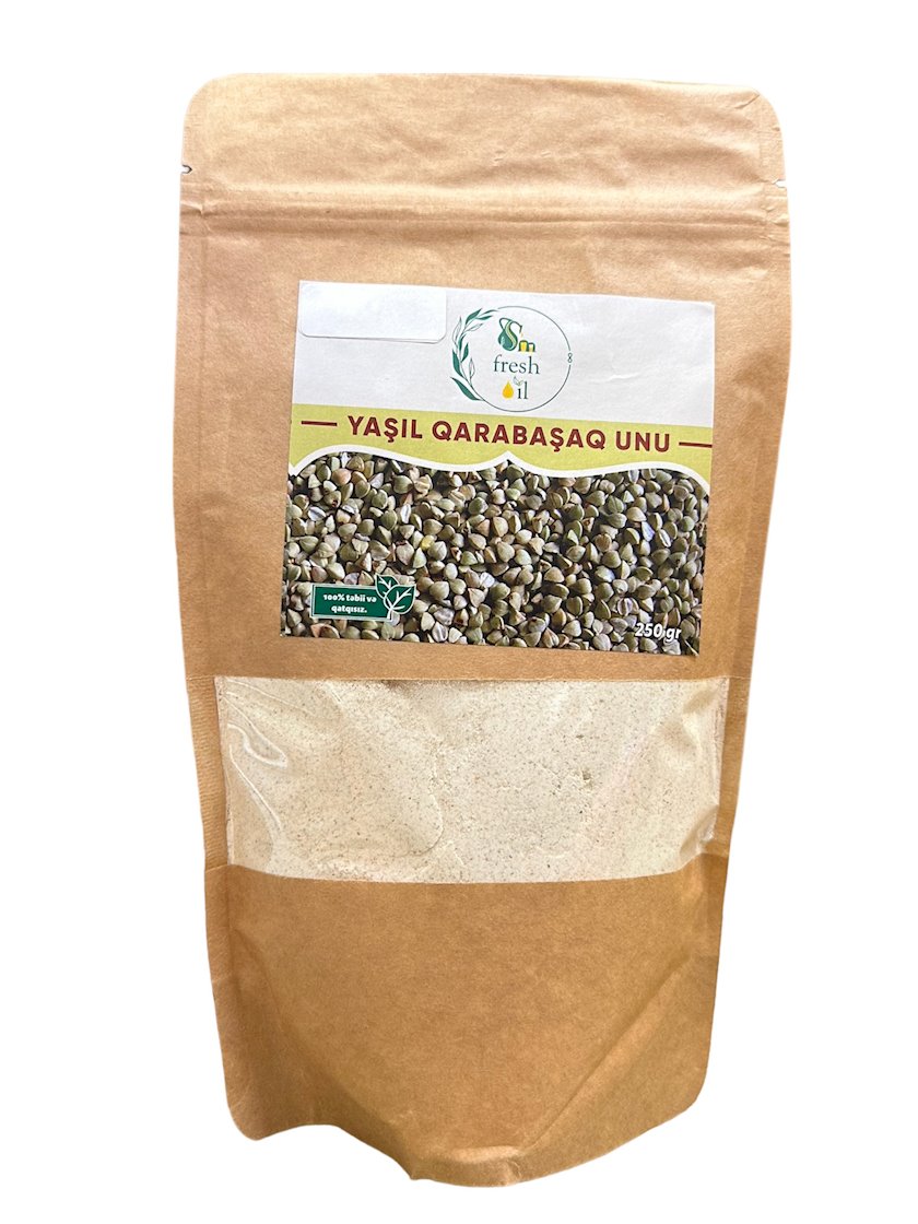 ᐈ Yaşıl qarabaşaq unu SM Fresh oil, 250 q - qiymeti və satışı | ️ BIRMARKET
