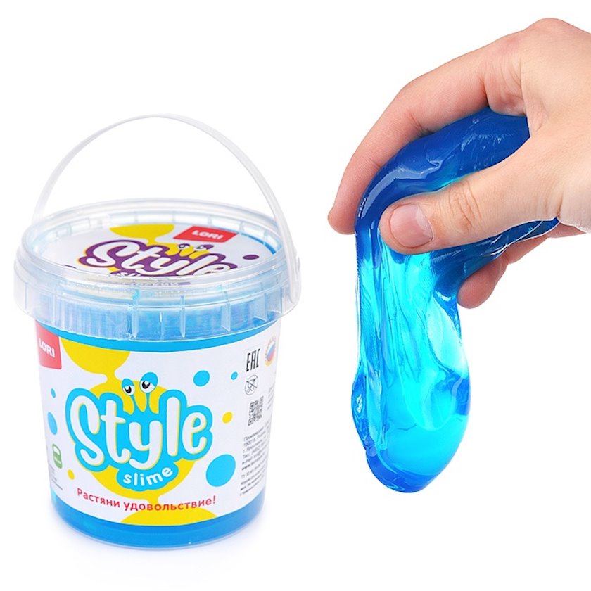 Slaym Lori Style Slime "Mavi rəngli ətirli Tutti-Frutti", Polimer ...