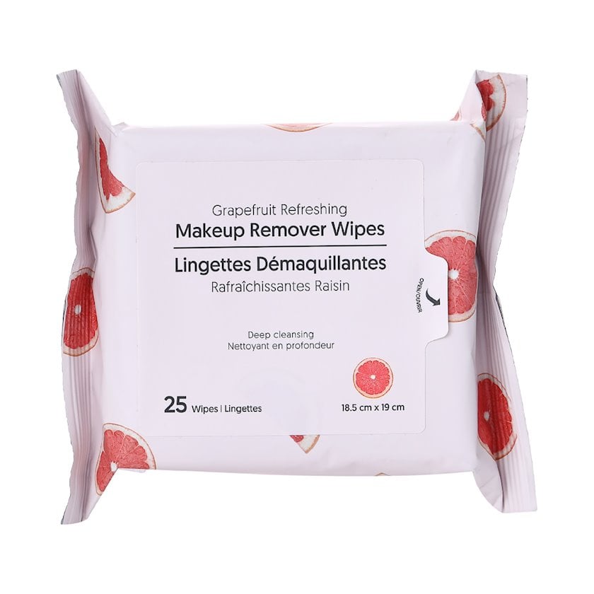 Влажные салфетки для снятия макияжа Miniso Grapefruit Refreshing, 25 шт ...
