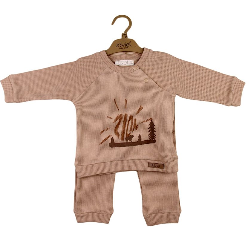 Oğlanlar üçün şalvarlı dəst Joviel J242, çəhrayı, pambıq/polyester ...