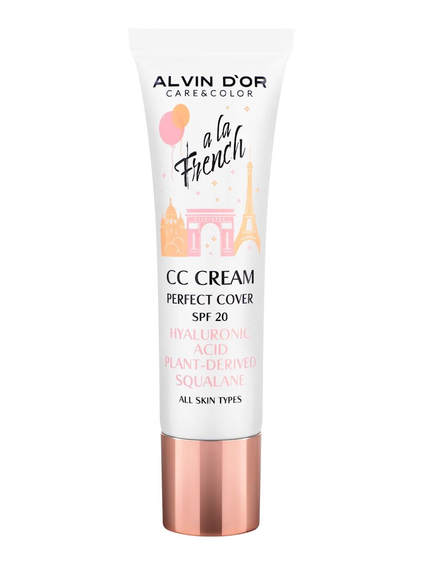 СС krem Alvin D'or A La French SPF 20 ton 01 Light 25 ml - Qiymeti, Bakıda almaq. Satışı, icmal ...