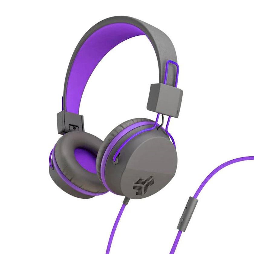 Проводные детские наушники JLab JBuddies Studio Kids Grey/Purple ...