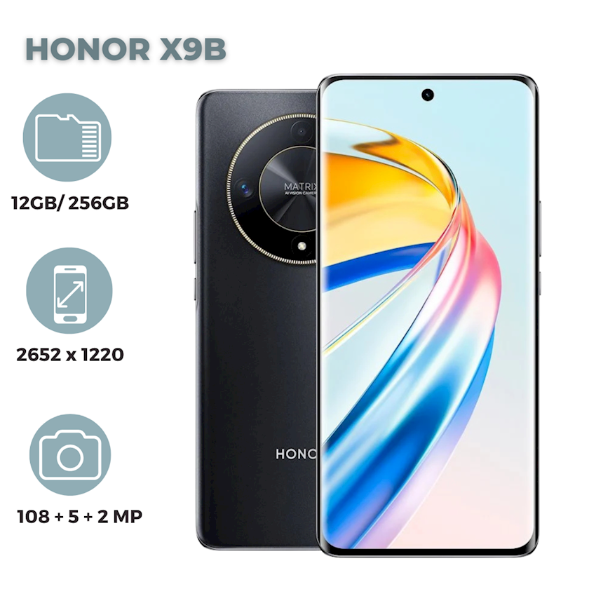 Honor X9b Midnight Black Qiymeti & Satisi Birmarket-də