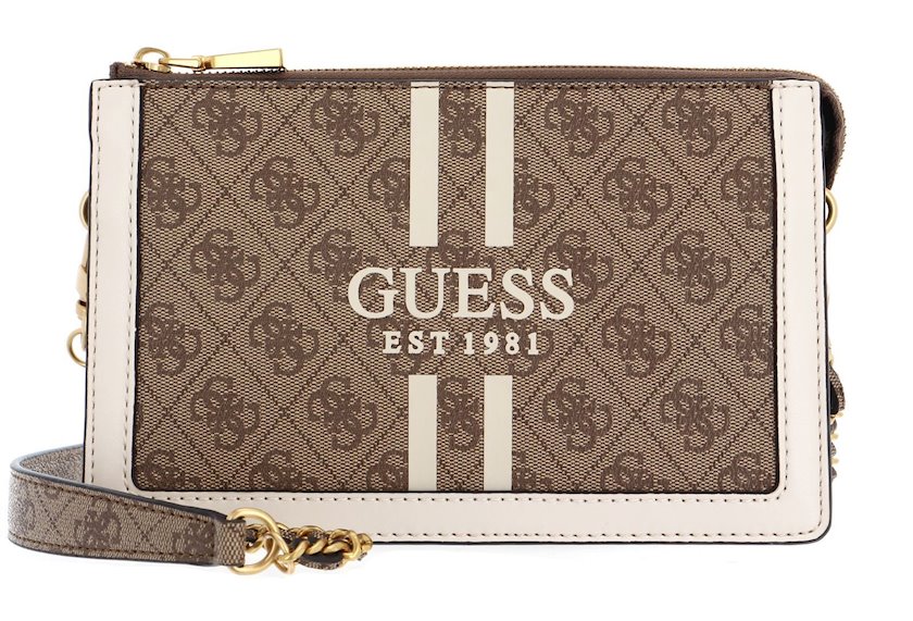 Женская сумка Guess Abey Quattro G коричневая - купить в Баку. Цена ...
