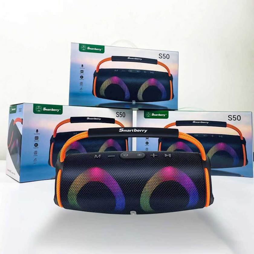 ᐈ Portativ dinamik Smartberry S50 RGB Speaker - qiymeti və satışı | ️ BIRMARKET