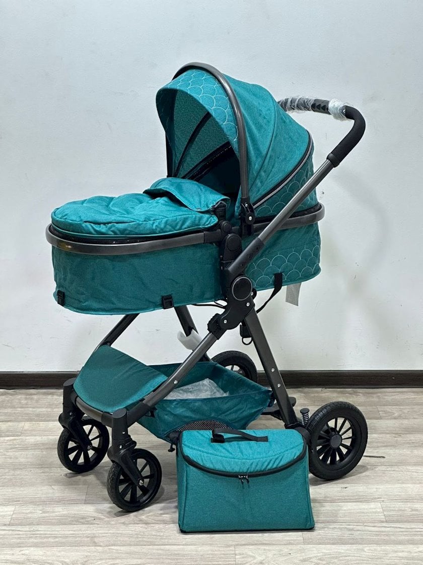 Детская коляска 2в1 Kidilo V9G, зеленая - купить в Баку. Цена, обзор ...