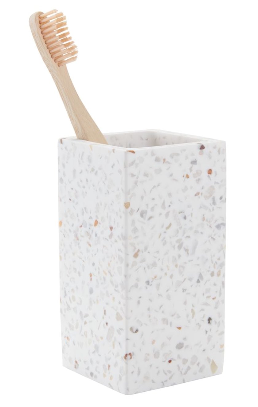 Стакан для зубных щеток JYSK Billsta 2769600, 12х6 см, полирезина ...