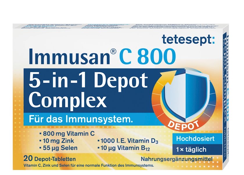 Витаминно-минеральный комплекс Tetesept Immusan C Complex 20 таблеток ...