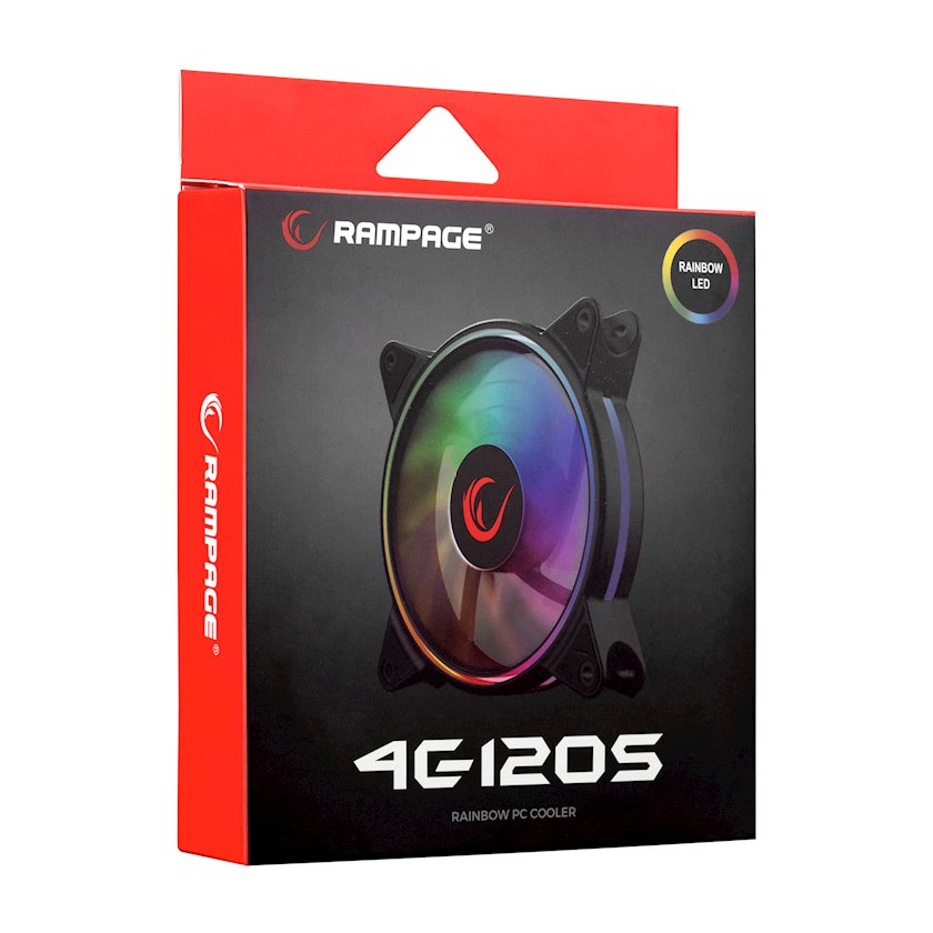 ᐈ Kuler Rampage 4C-120S RGB Case Cooler - qiymeti və satışı | ️ BIRMARKET