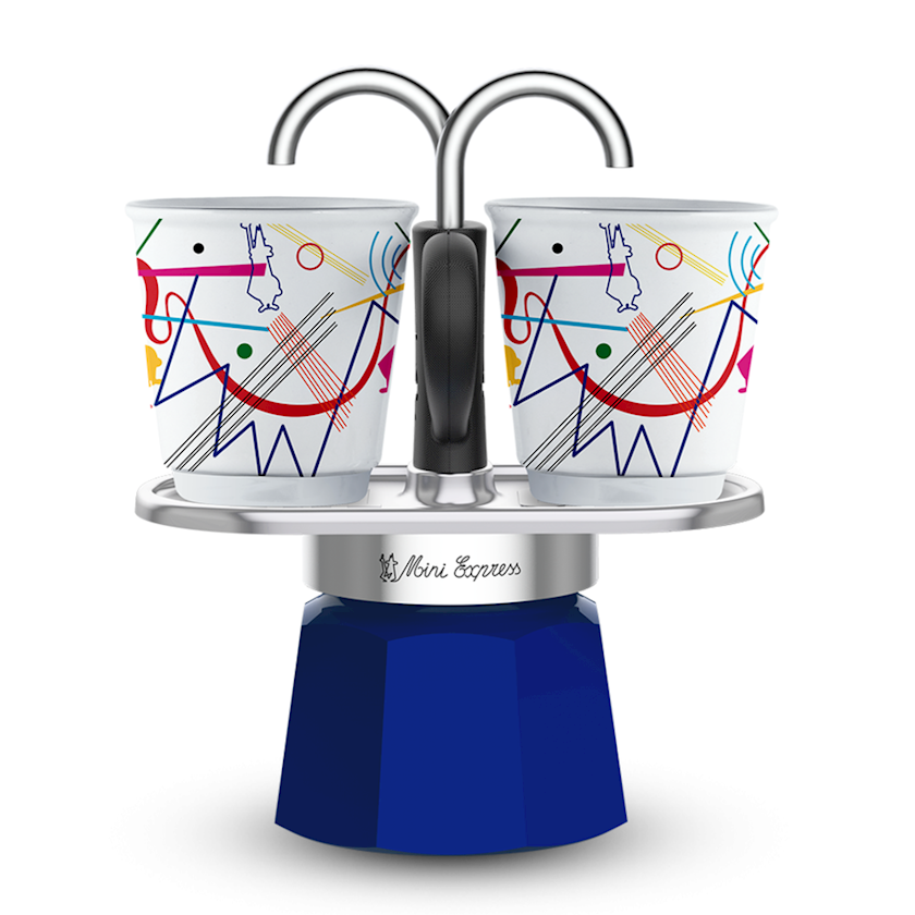 ᐈ Qeyzer qəhvə bişiricisi Bialetti Set Mini Express R.Kandinsky 90 ml ...