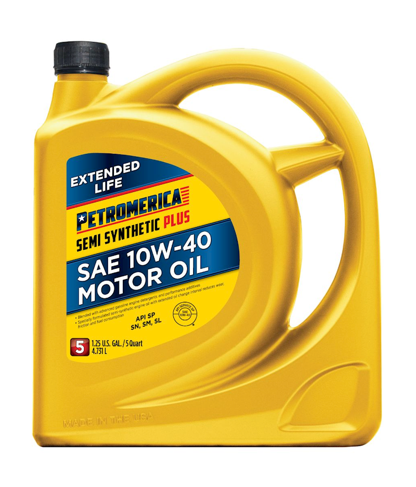 Motor yağı Petromerica Semi Synthetic PLUS SAE 10W-40 Motor Oil, 5l ...
