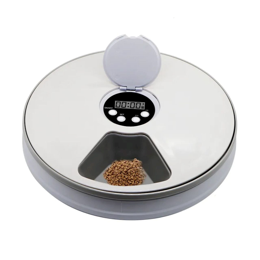 İtlər və pişiklər üçün avtomatik yem təknəsi 4PLDH5001, ağ - Qiymeti ...