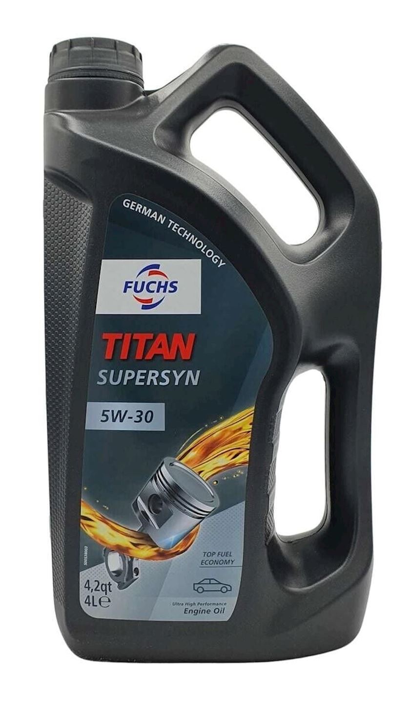 ᐈ Моторное масло Fuchs Titan SuperSyn, 5W-30, 4 л - купить по выгодной ...