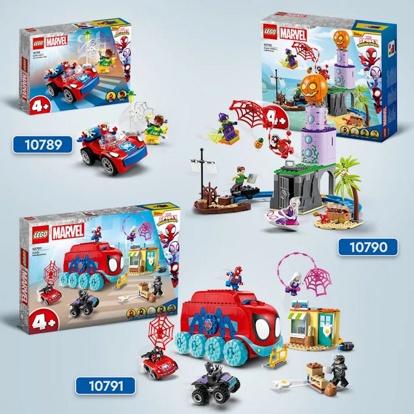 ᐈ Конструктор LEGO Marvel Spideys 10791 Team-Truck, 4+ года, 187 ...