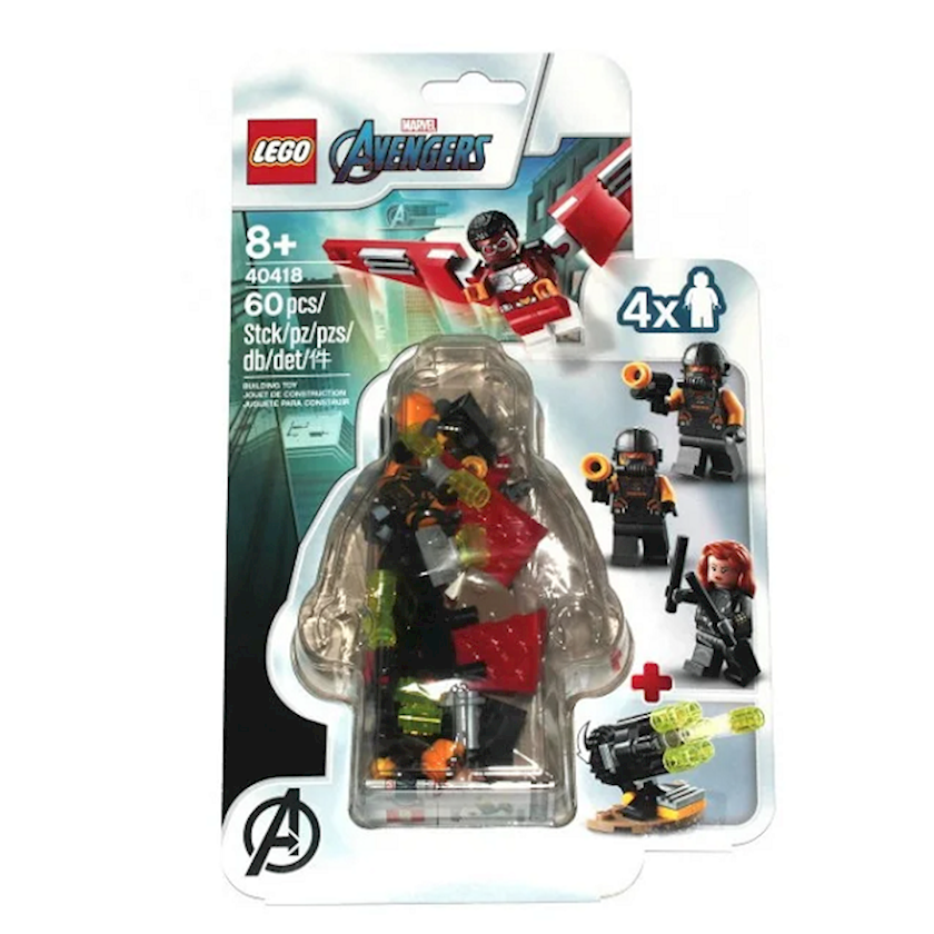 ᐈ Конструктор LEGO Marvel Сокол и Черная вдова 40418, 8+ лет, 60 ...