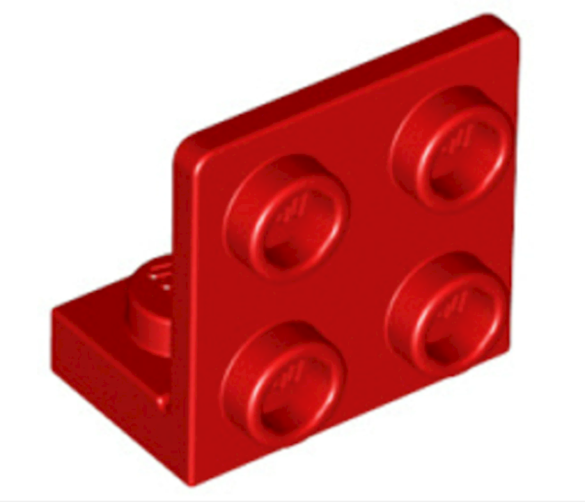 Konstruktor LEGO 1x2/2x2 Winkel Brackets Red 90° 25 əd - Qiymeti ...