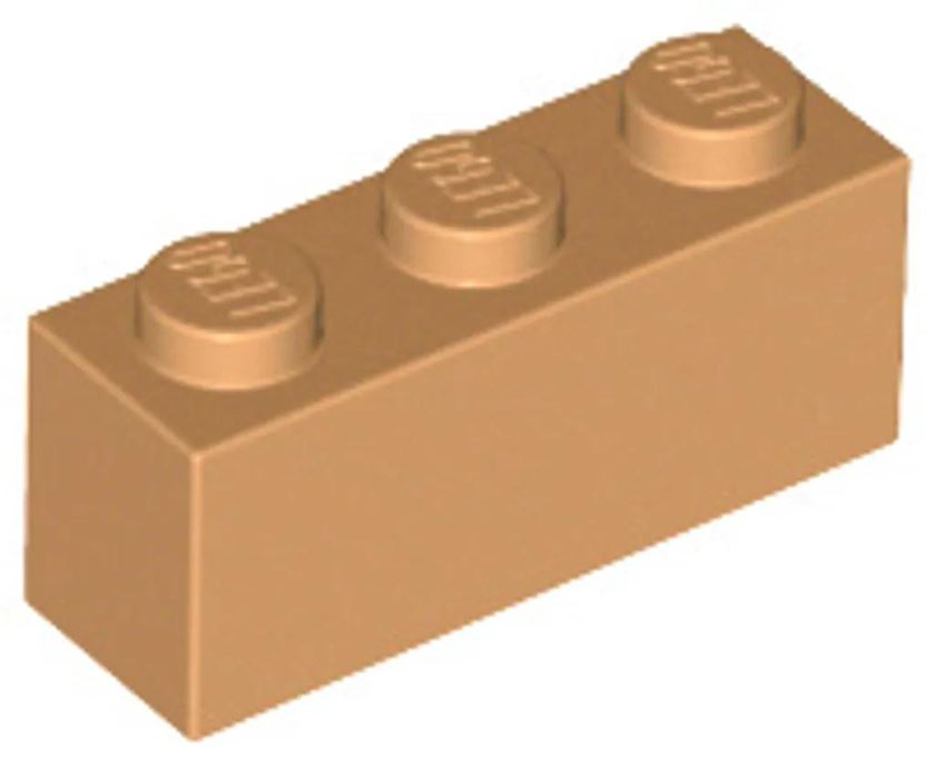 Konstruktor aksessuarları Lego 1x3 Medium Nuga Stone (Medium Nougat ...