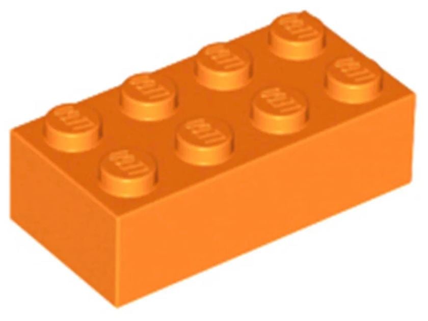 Konstruktor aksessuarları Lego 2x4 Orange brick (orange) - Qiymeti ...