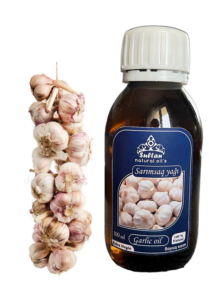 ᐈ Sarımsaq yağı Sultan Natural oil's soyuq sıxma 100 ml - qiymeti və ...