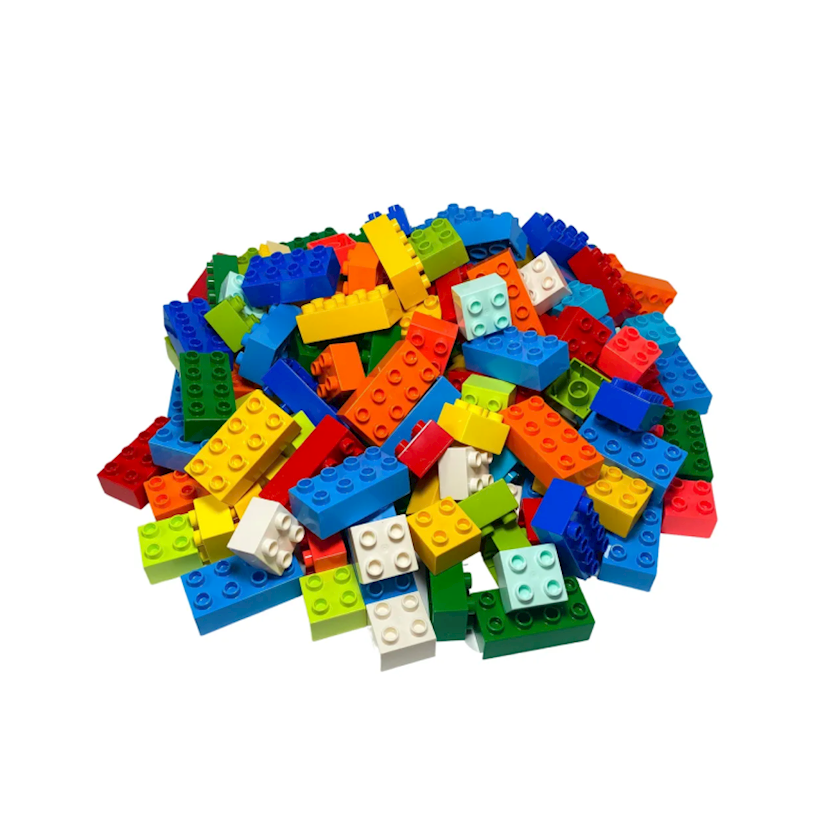 Kublar LEGO 3437 3011 Duplo 2x2, 2x4 Rəngbərəng 50 əd - Qiymeti, Bakıda almaq. Satışı, icmal, rəylər