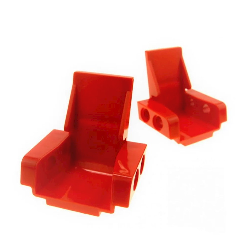 Konstruktor aksessuarları LEGO Technic seat red 2717, 2 hissə - Qiymeti ...