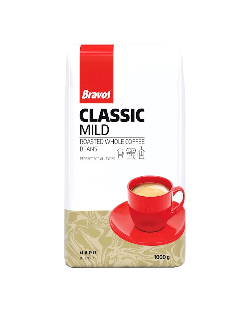 ᐈ Qəhvə dənələri Bravos Classic Mild, 1 kq - qiymeti və satışı | ️ ...