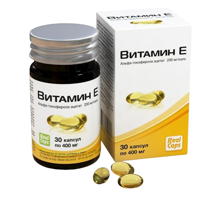 Vitaminlər RealCaps Витамин E 400 mq, 30 kapsul - Qiymeti, Bakıda almaq ...