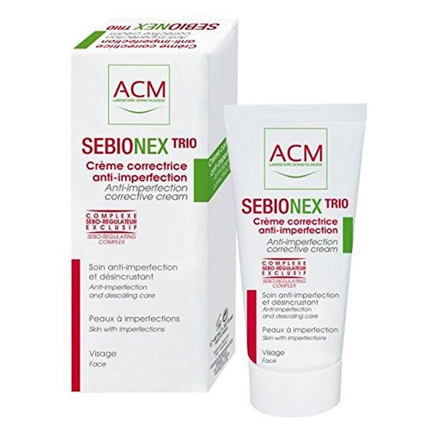 Krem Acm Sebio Trio, 40 ml - Qiymeti, Bakıda almaq. Satışı, icmal, rəylər