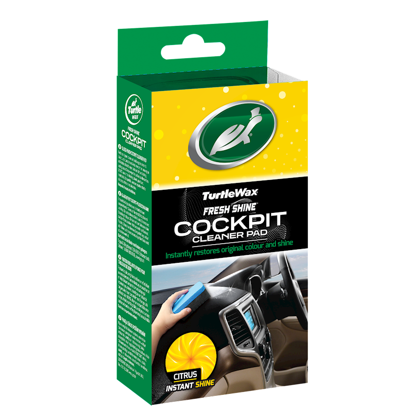 ᐈ Cihaz paneli üçün təmizləyici süngər Turtle Wax Cockpit Cleaner Pad ...