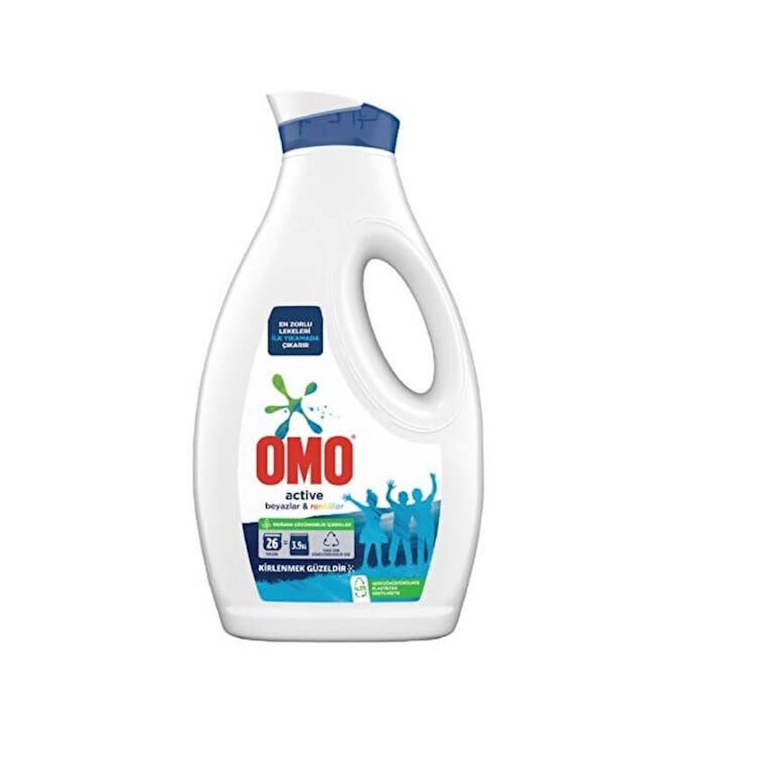 ᐈ Yuma üçün gel OMO Active rəngli/ağ paltar üçün, 1690 ml, 26 yuma ...