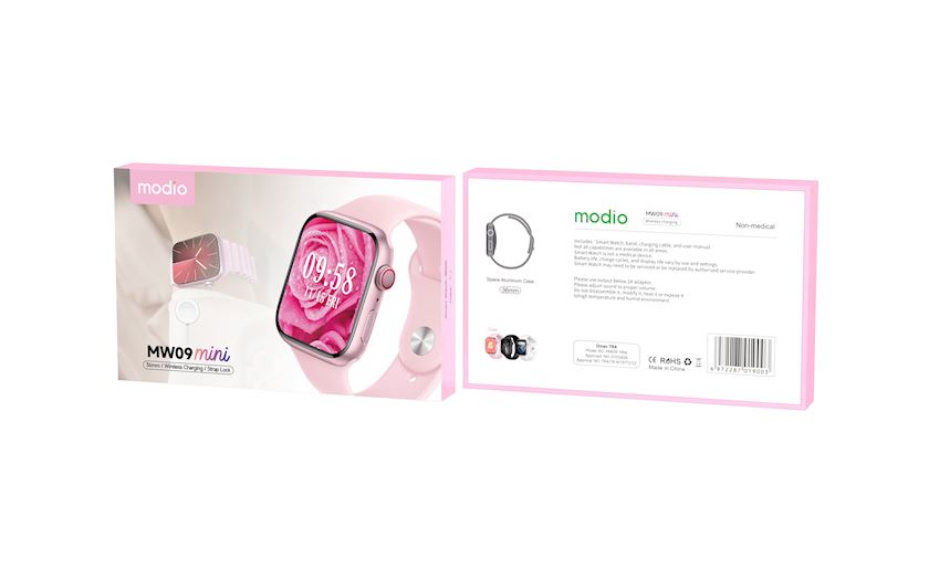 ᐈ Смарт-часы Modio MW09 Mini Pink - купить по выгодной цене | ️ BIRMARKET