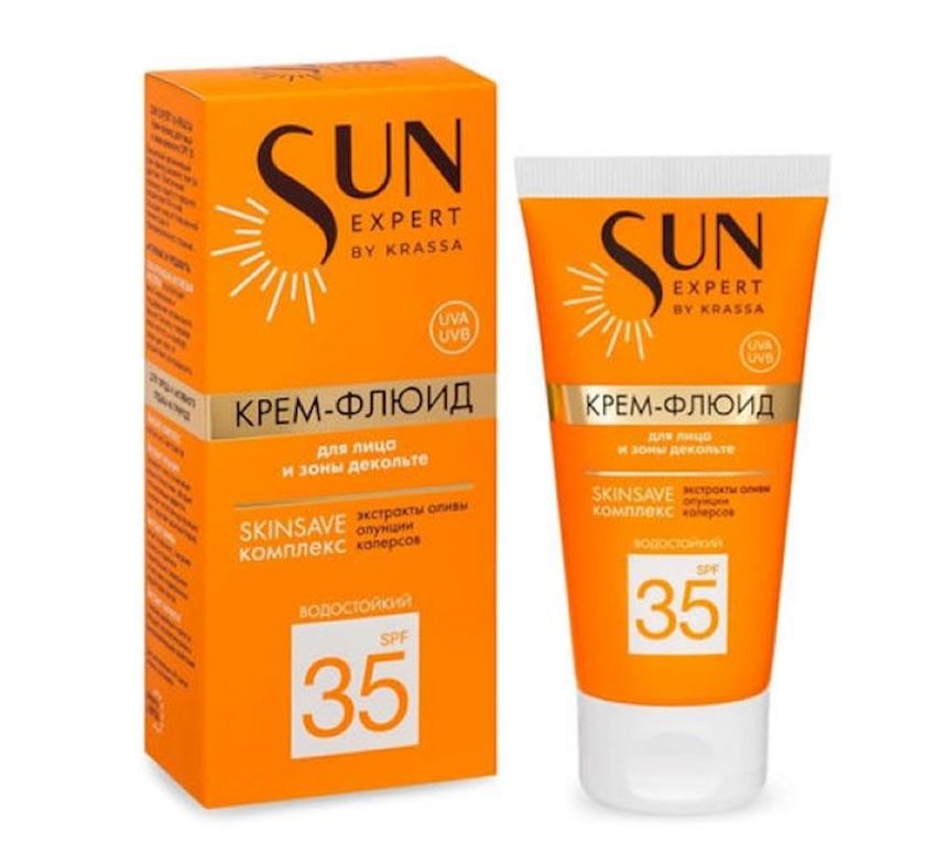 Солнцезащитный крем-флюид Krassa Sun Expert SPF35 50 мл - купить в Баку ...