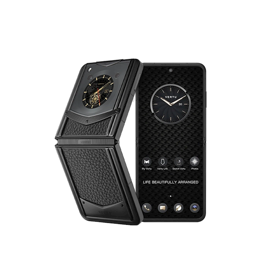 Smartfon Vertu Ironflip 12GB/512GB Jade Black Calf (CIF-N-001-HT-A-LH ...