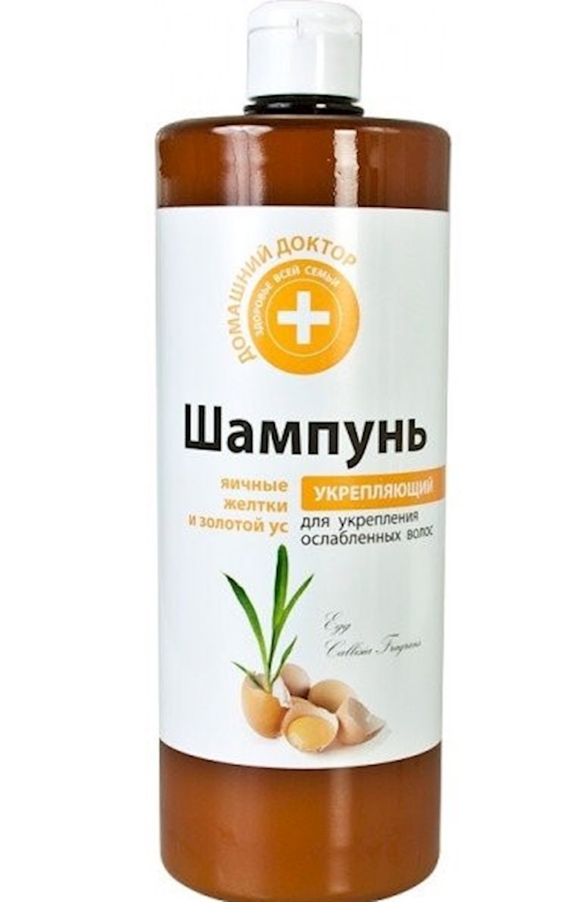 Шампунь Домашний доктор Яичные желтки и золотой ус, 1000 мл - купить в ...