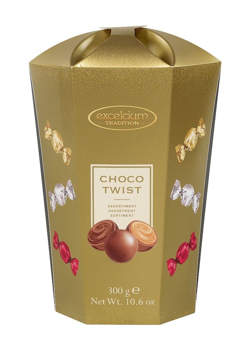 ᐈ Qutuda konfetlər Excelcium Choco Twist 300 q - qiymeti və satışı | ️ ...