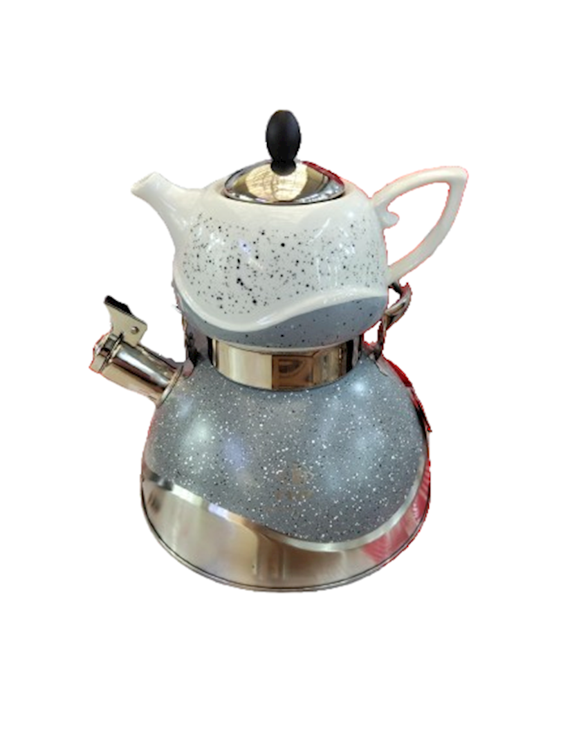 Çaydan dəsti Eviz EE-ZZ-003, farfor, ağ/boz, 3 l/0.7 l - Qiymeti ... Çaydan dəsti Eviz EE-ZZ-003, farfor, ağ/boz, 3 l/0.7 l - Qiymeti ...