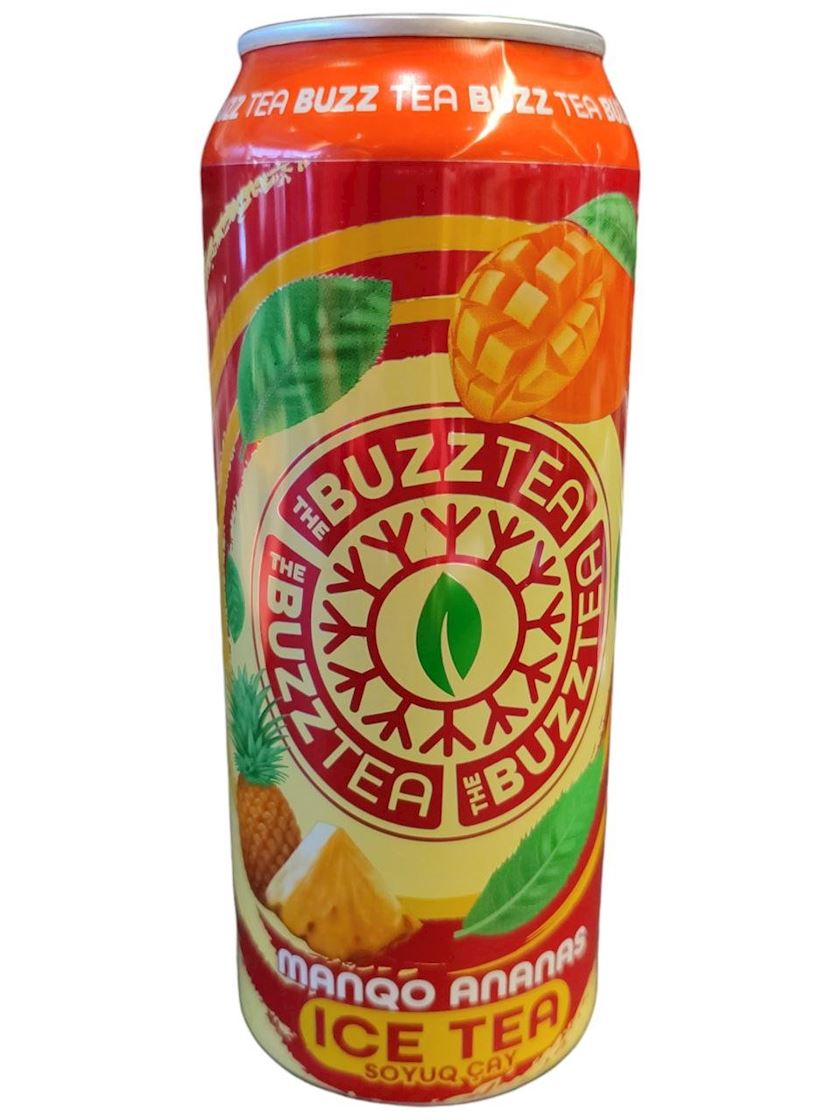 Soyuq çay manqo və ananas ilə Buzz Tea 500 ml - Qiymeti, Bakıda almaq ...
