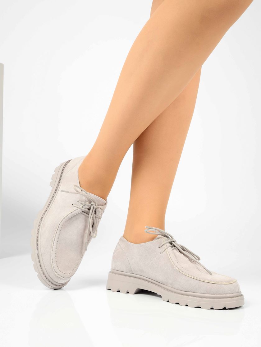 Qadınlar üçün qapalı ayaqqabı Raffelli Y-689-2, bej, süni dəri, ölçü 38 ...