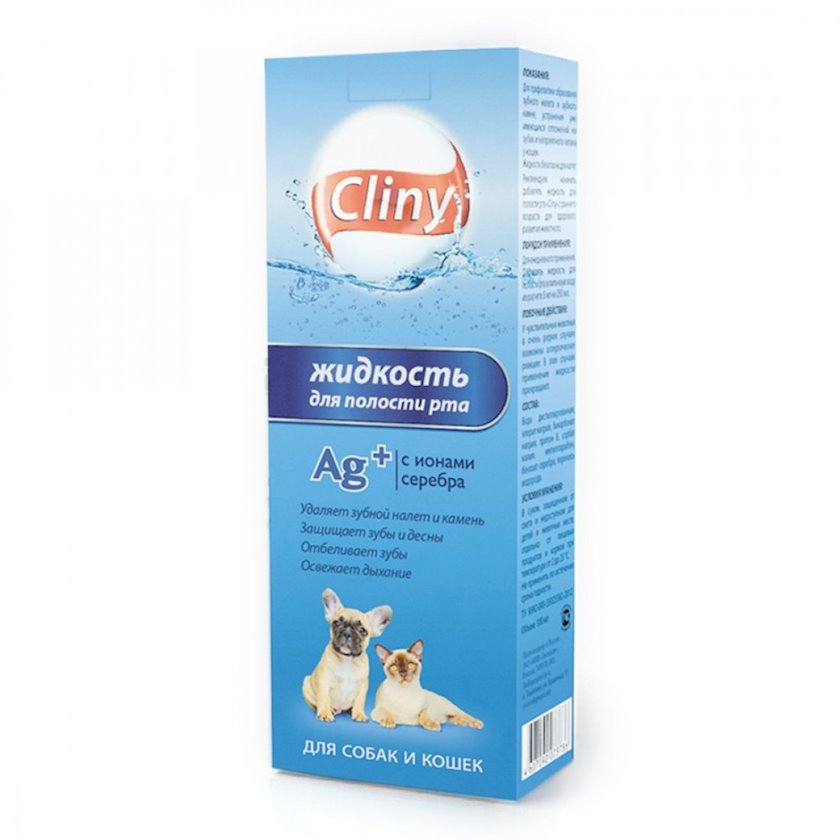 ᐈ Жидкость для полости рта кошек и собак Cliny 100 мл - купить по ...