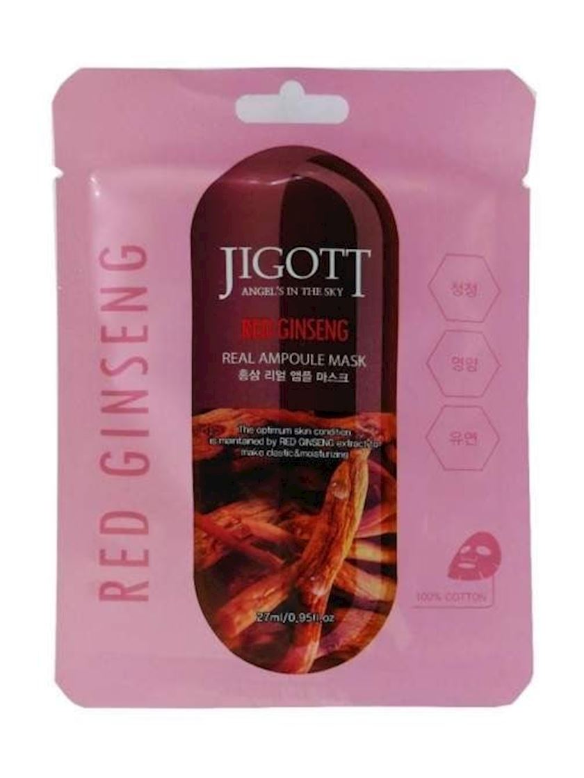 Тканевая маска Jigott Red Ginseng, 27 мл - купить в Баку. Цена, обзор ...