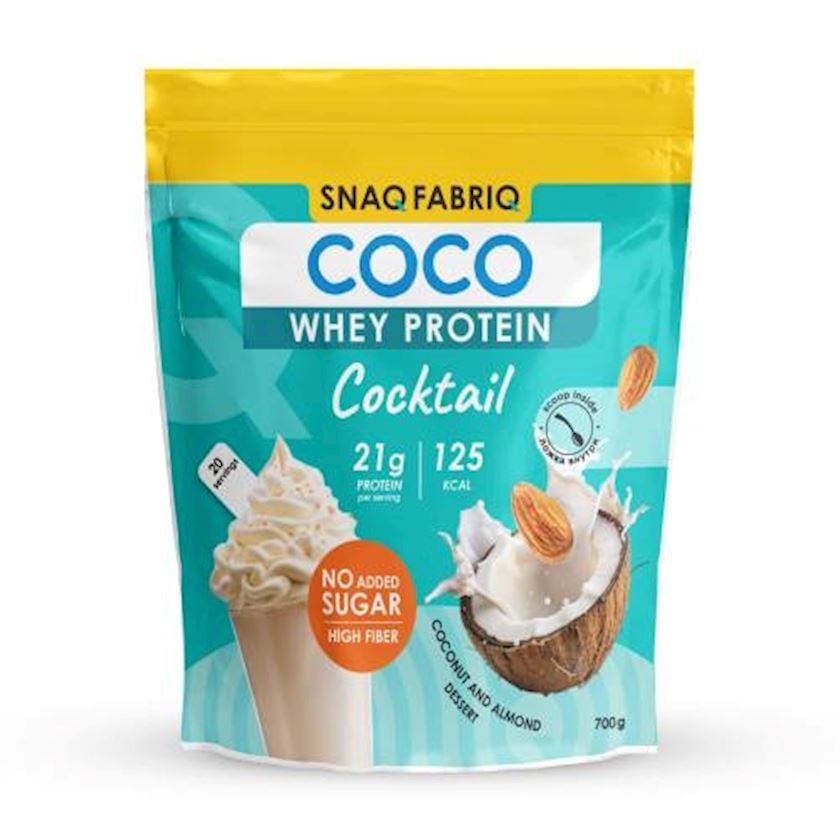 Protein Snaq Fabriq Coco Whey Protein Coconut And Almond Desert 700 q ...