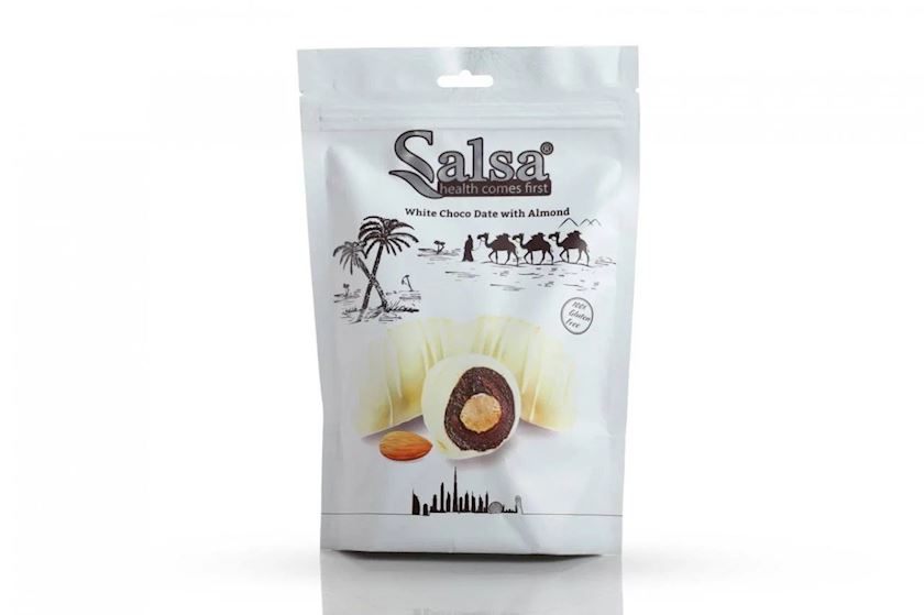 ᐈ Шоколад Salsa Date White Choco Date with Almond 500 г - купить по ...