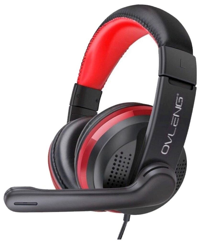 ᐈ Qulaqlıq-qarnitur Ovleng OV-P6 Red-Black - qiymeti və satışı | ️ ...